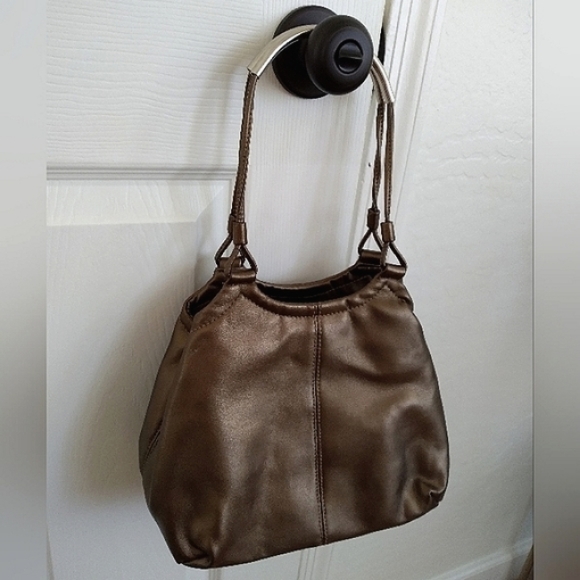 Bags | Bronze Shoulder Bag | Poshmark